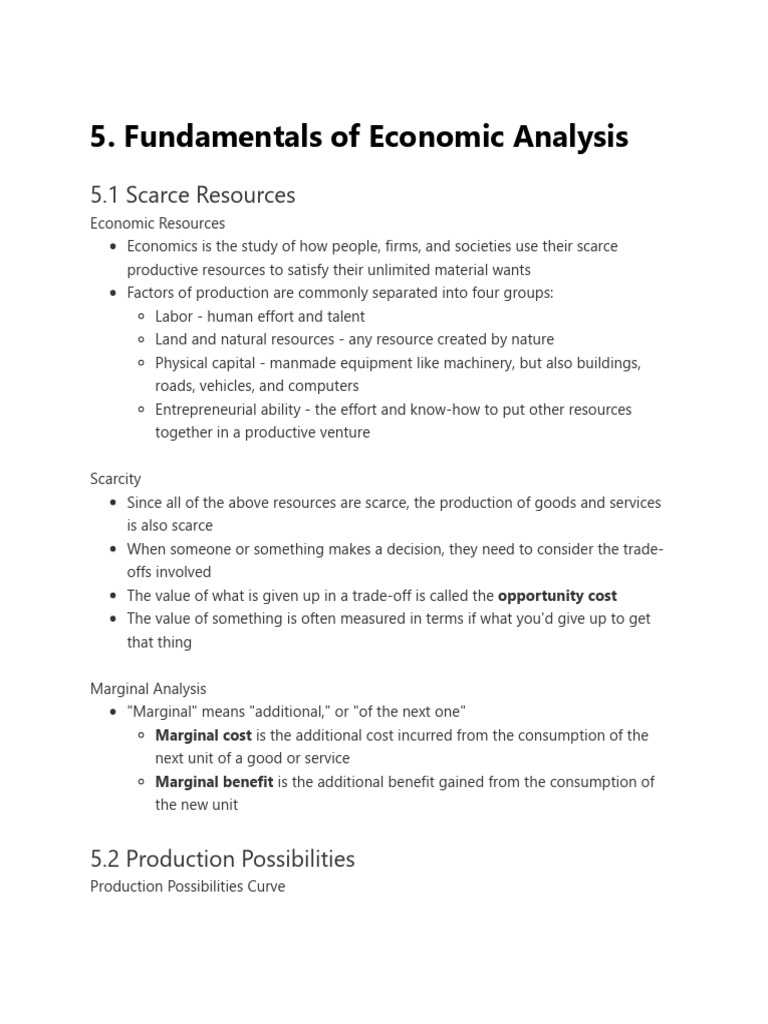 Microeconomics Notes | PDF