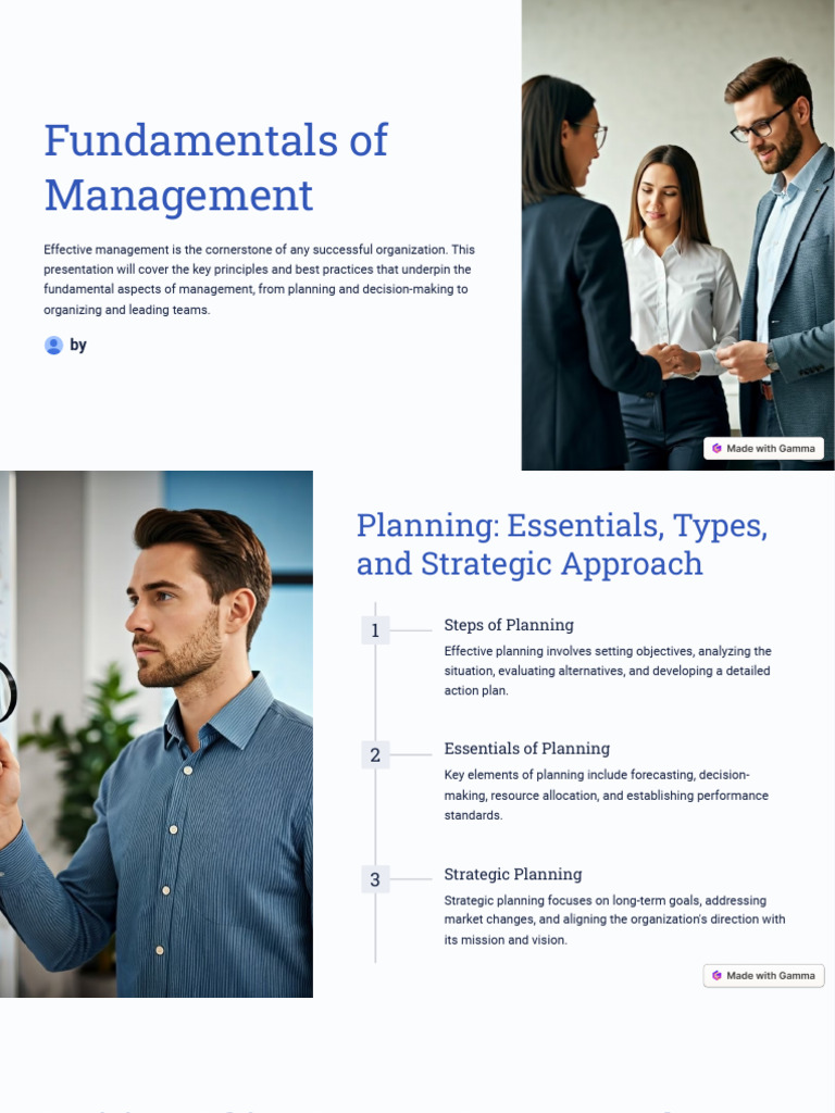 Fundamentals of Management | PDF