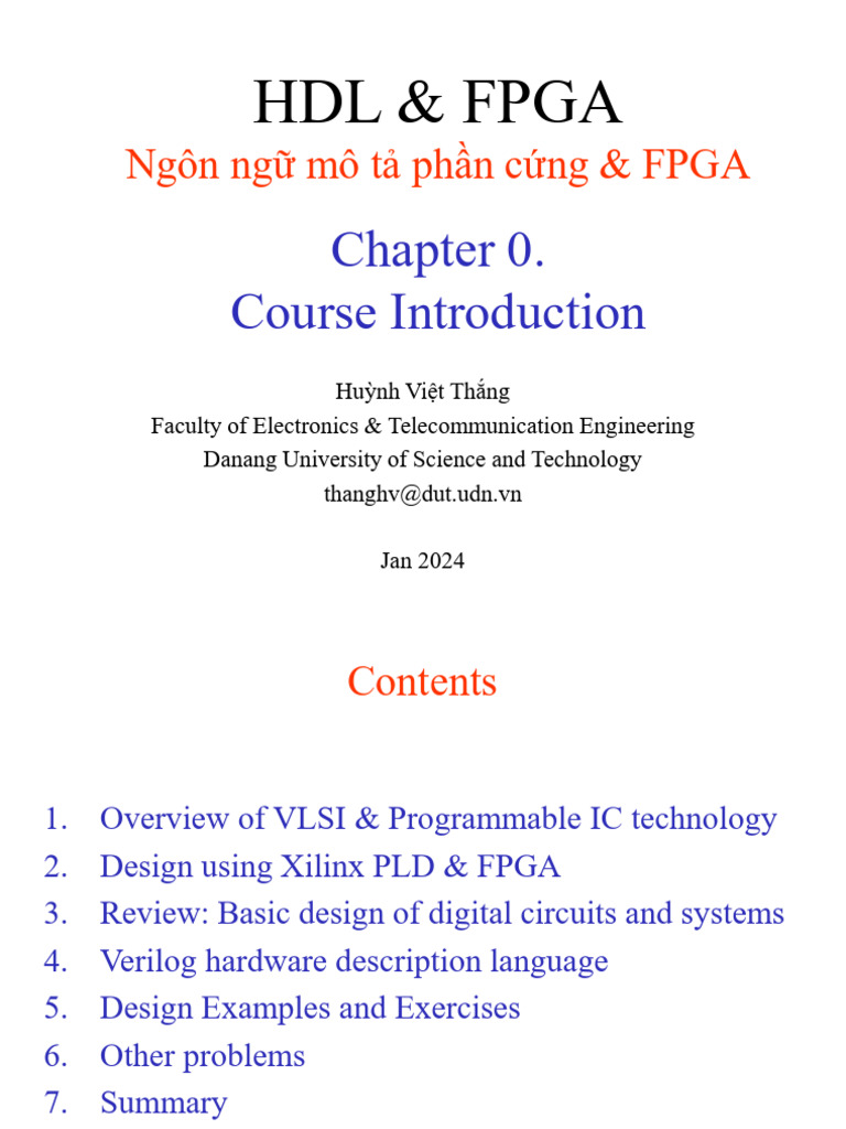 HDL and Fpga HVT 2024jun Allchapter | PDF