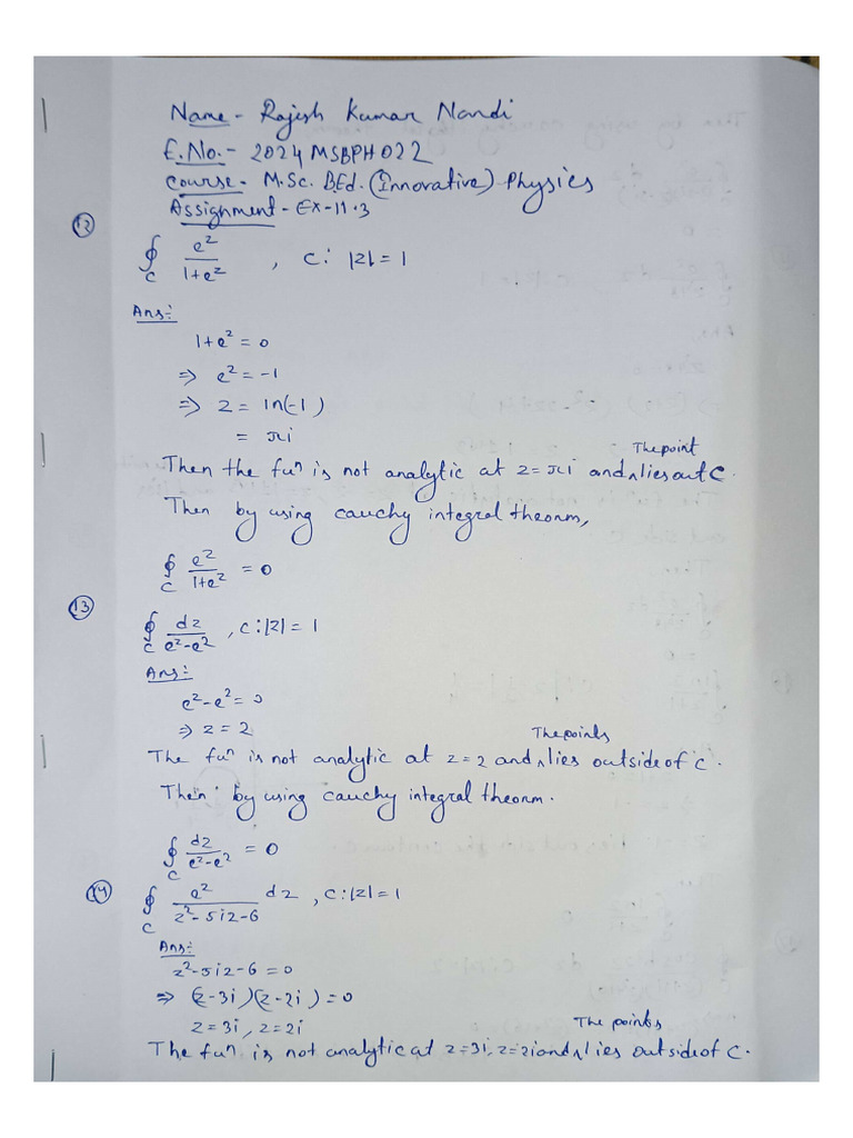 Rajesh Nandi Assignment Ex-11.3 | PDF