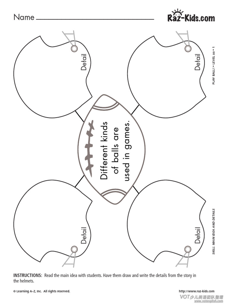 Play Ball - Worksheet | PDF