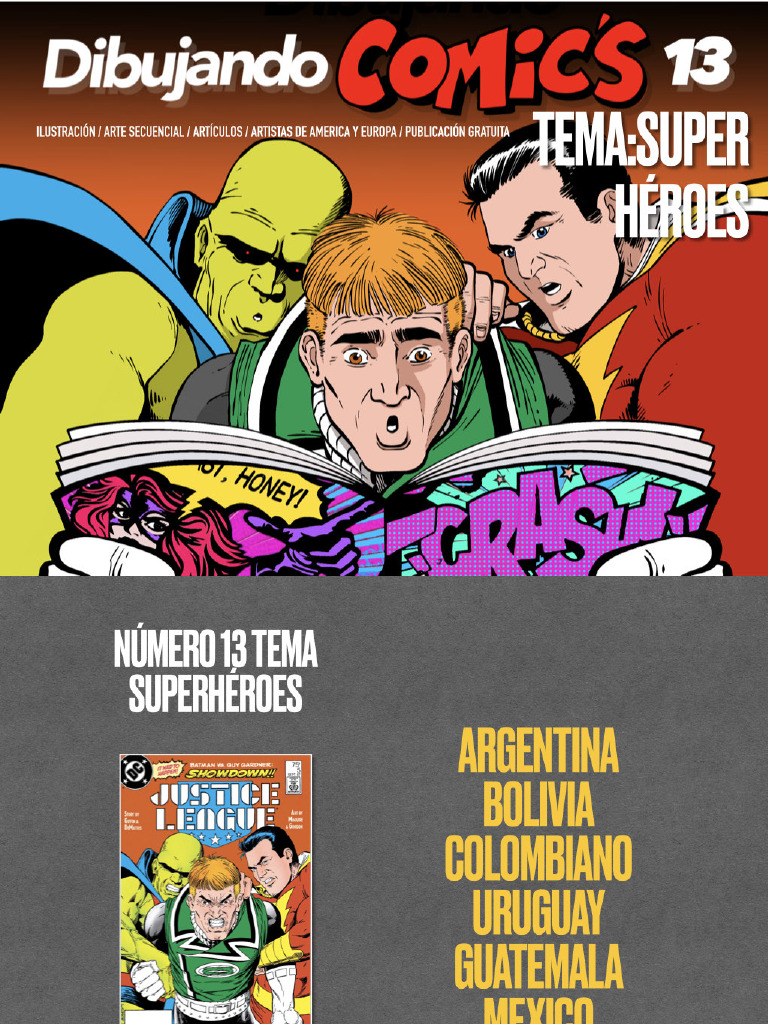 Revista DIBUJANDO COMICS-13-Superhéroes (248 Pág.) | PDF