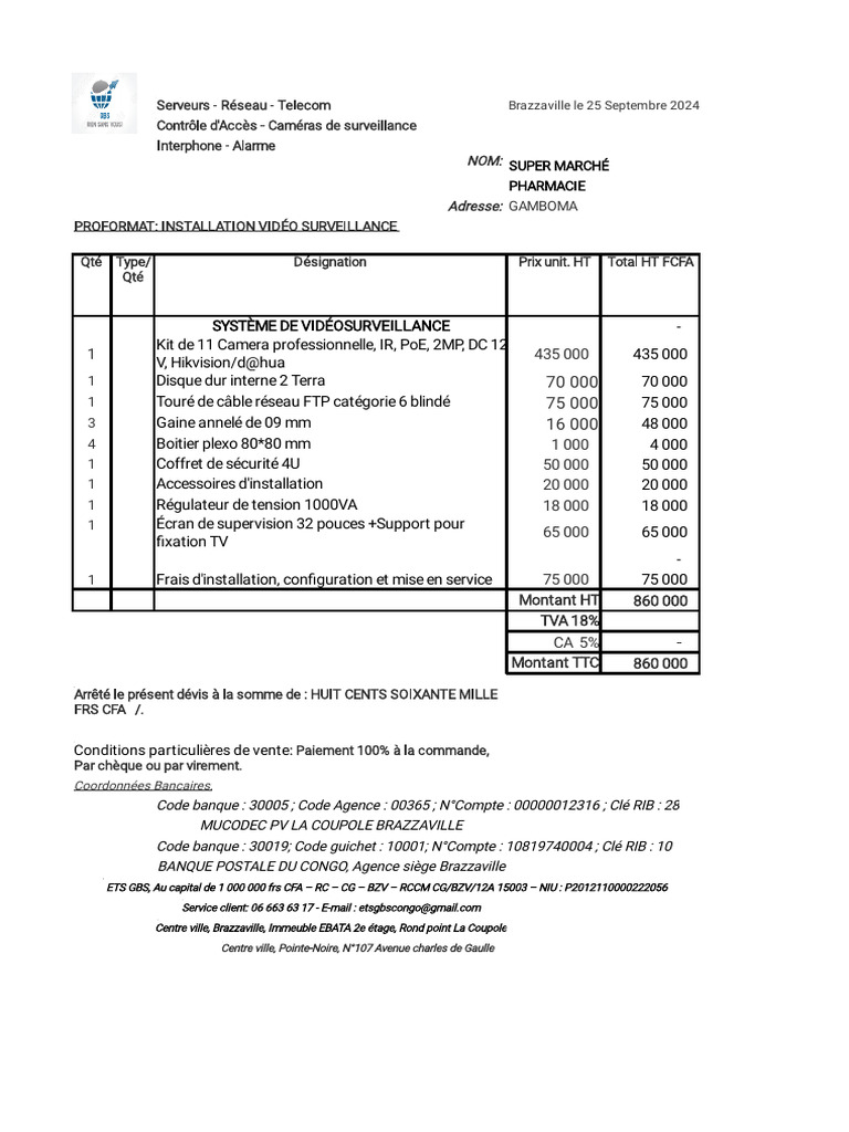 Gamboma: Brazzaville Le 25 Septembre 2024 | PDF