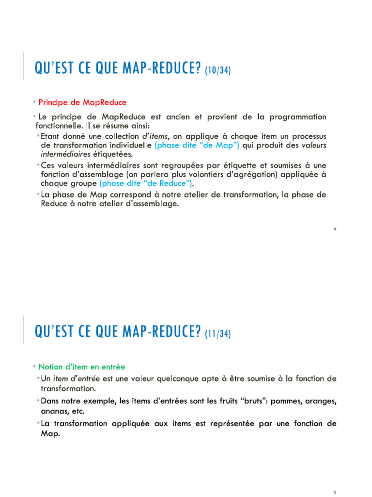 Chap3 Partie2 HDFS Mapreduce | PDF
