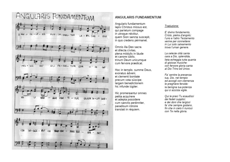 Angularis Spartito | PDF