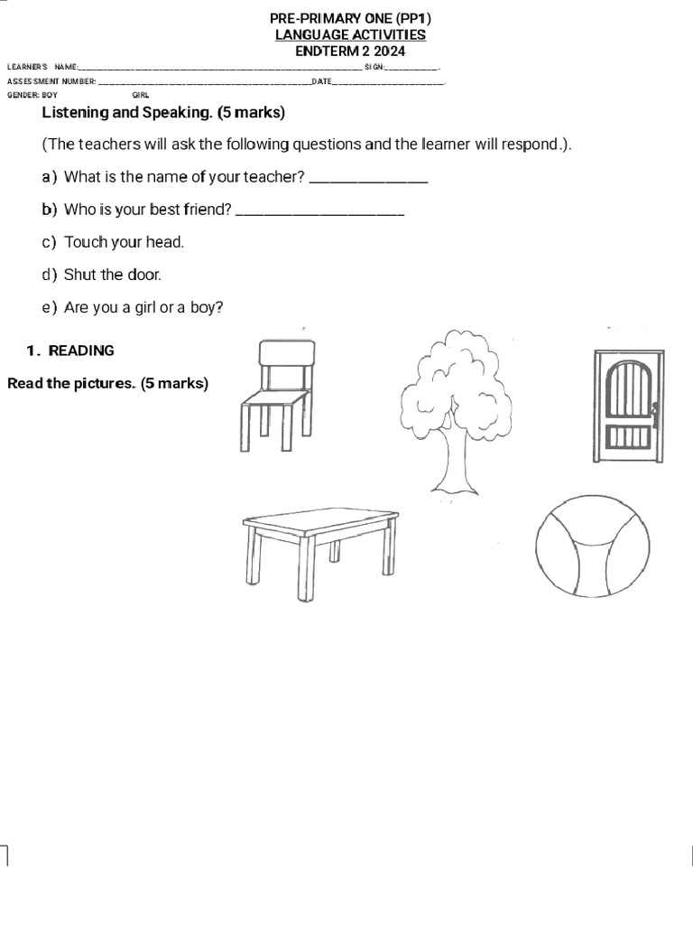 PP1 ENGLISH ENDTERM 2 EXAMS 2024 - Phoenix | PDF