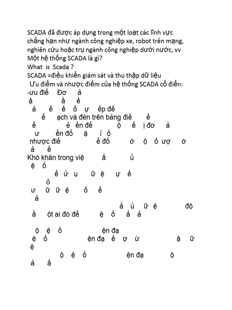 SCADA Đã Đư C Áp D NG Trong M T Lo T Các Lĩnh V C | PDF
