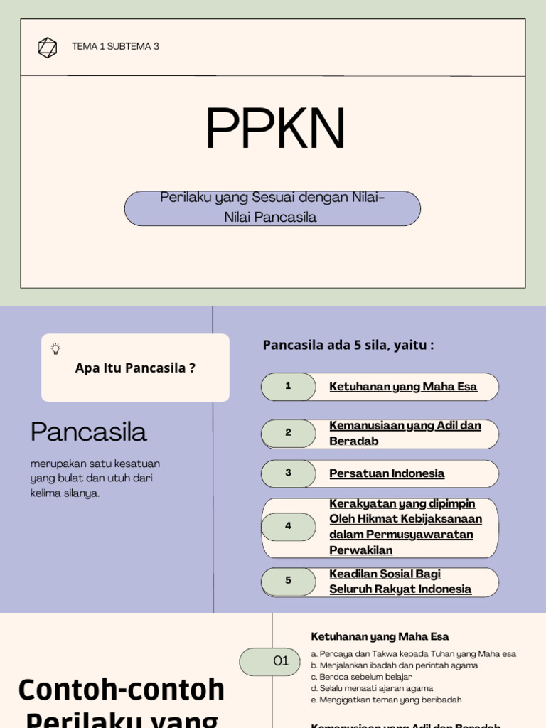 TEMA 1 SUBTEMA 3 PKN | PDF