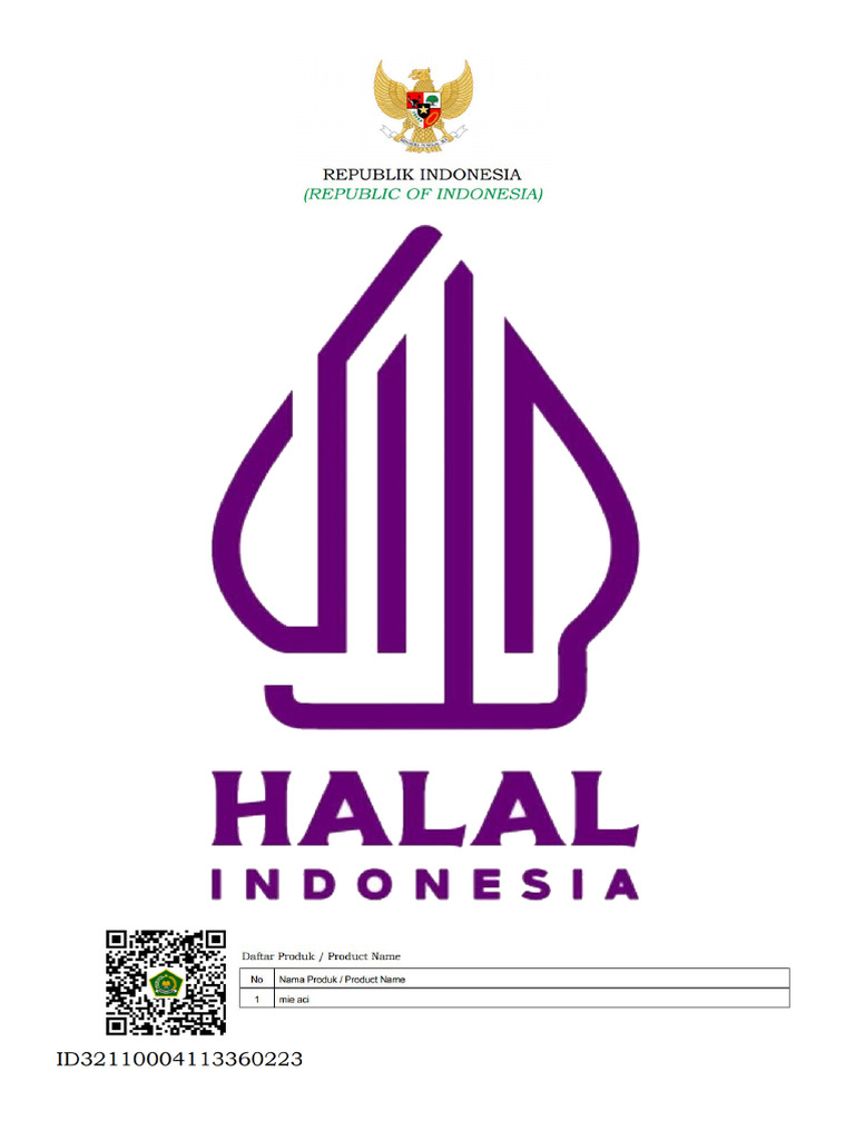 Halal Mie Aci | PDF