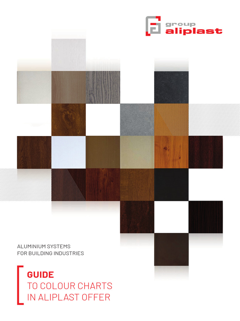 Guide To Colour Charts in Aliplast Offer - EN | PDF