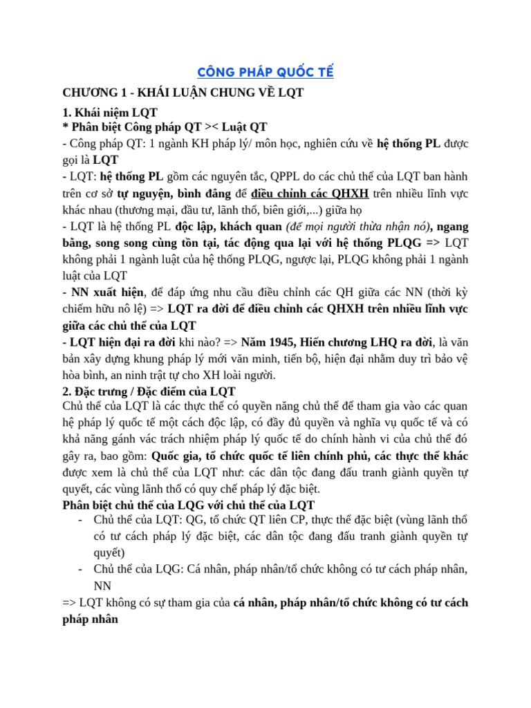 In tài liệu ôn thi CPQT | PDF