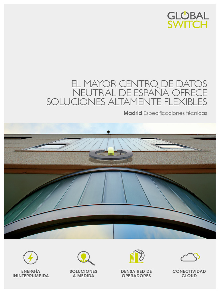 Global Switch Technical Specification Madrid Spanish | PDF
