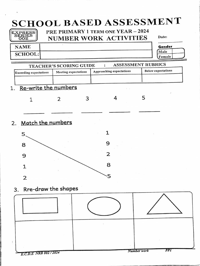 PP1 Express Series School Based Assessment 002 All Subjects | PDF