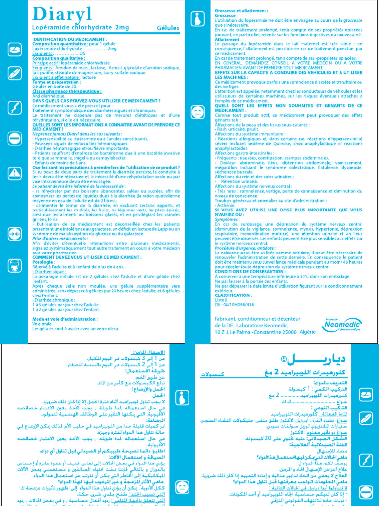 Notice Diaryl 2mg Gles. b 20 | PDF