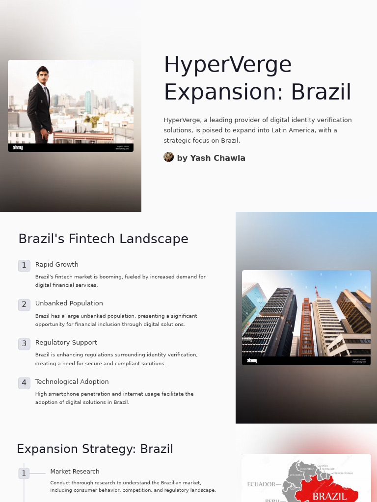 HyperVerge Expansion Brazil | PDF | Brazil | Business