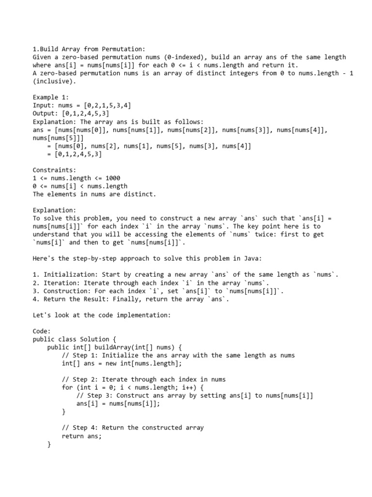 Mindmap - Leetcode - 1 | PDF