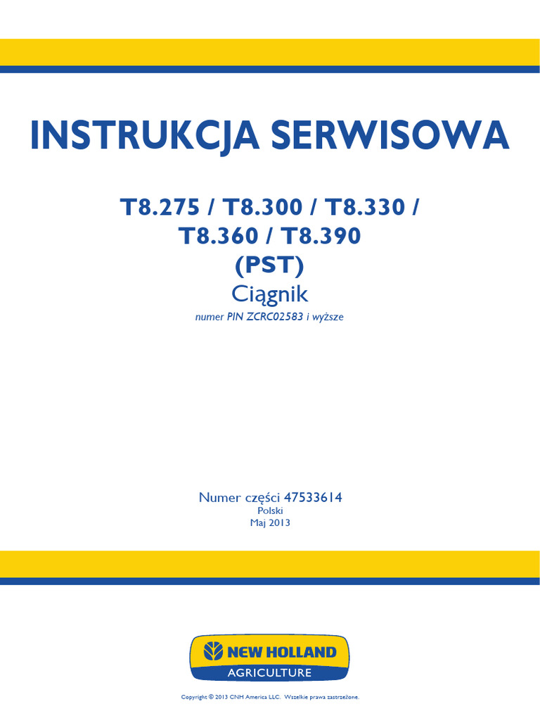 T8 330 Serwis | PDF