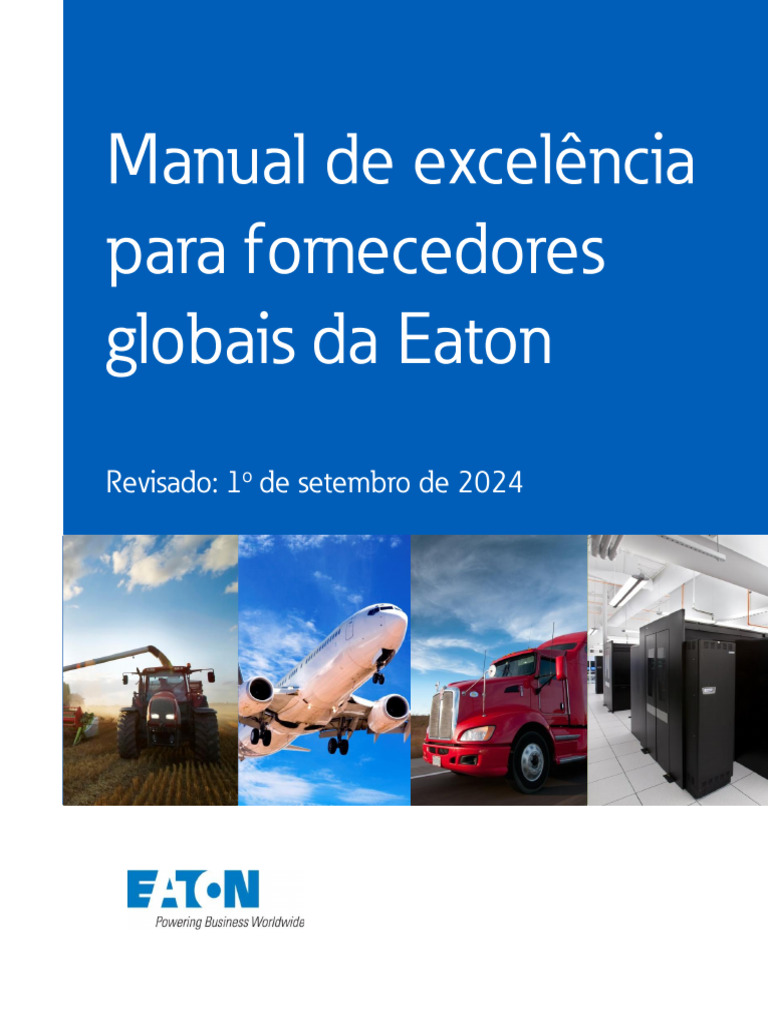 Eaton Global Supplier Excellence Manual | PDF | Technology & Engineering