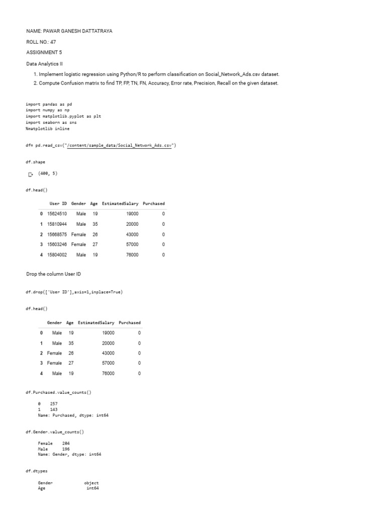DSBDA - PRACT - V.ipynb - Colaboratory | PDF