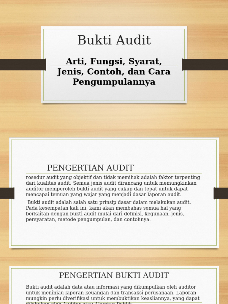Pengertian Audit Kelompok 3 Aldi Firmansyah 2112004 | PDF