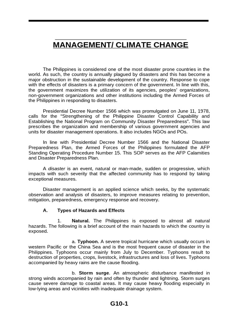 DRRMC Handouts | PDF