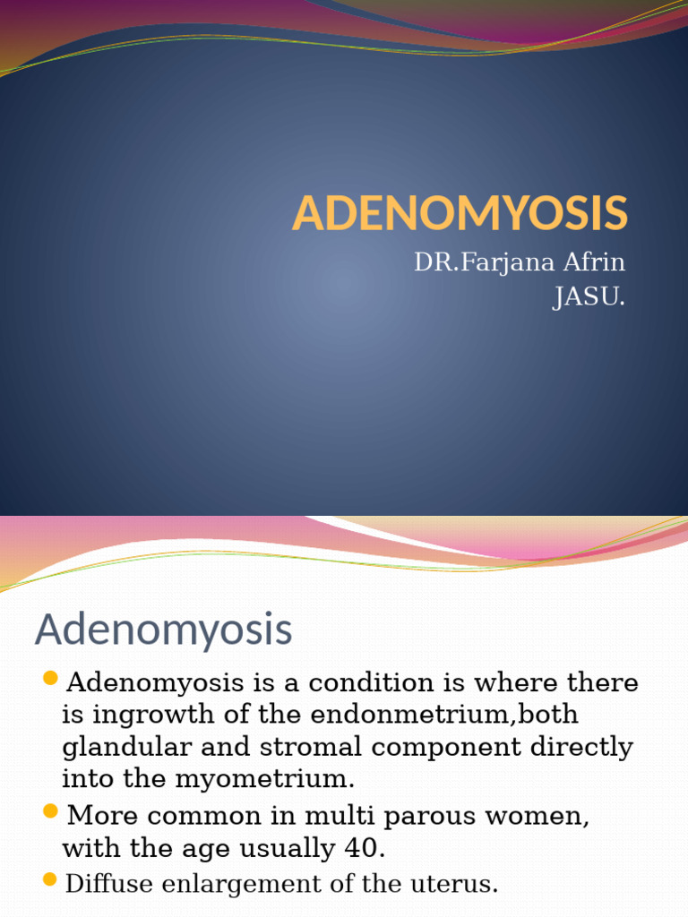 ADENOMYOSIS | PDF
