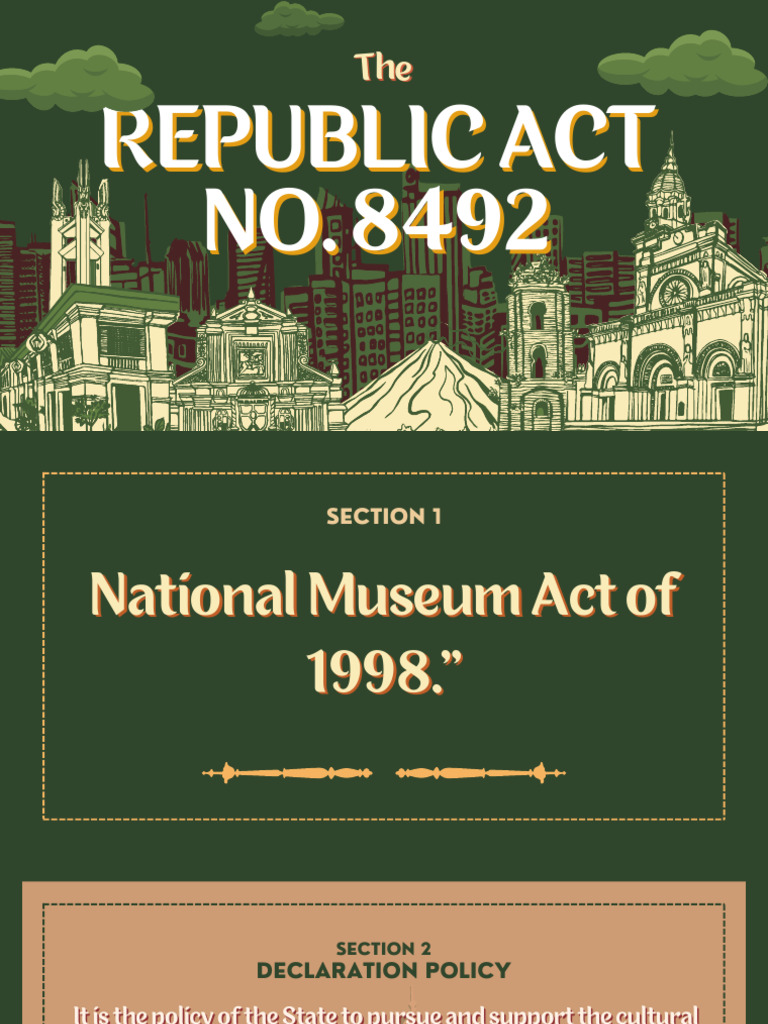 GROUP3 - Republic Act No. 8492 | PDF