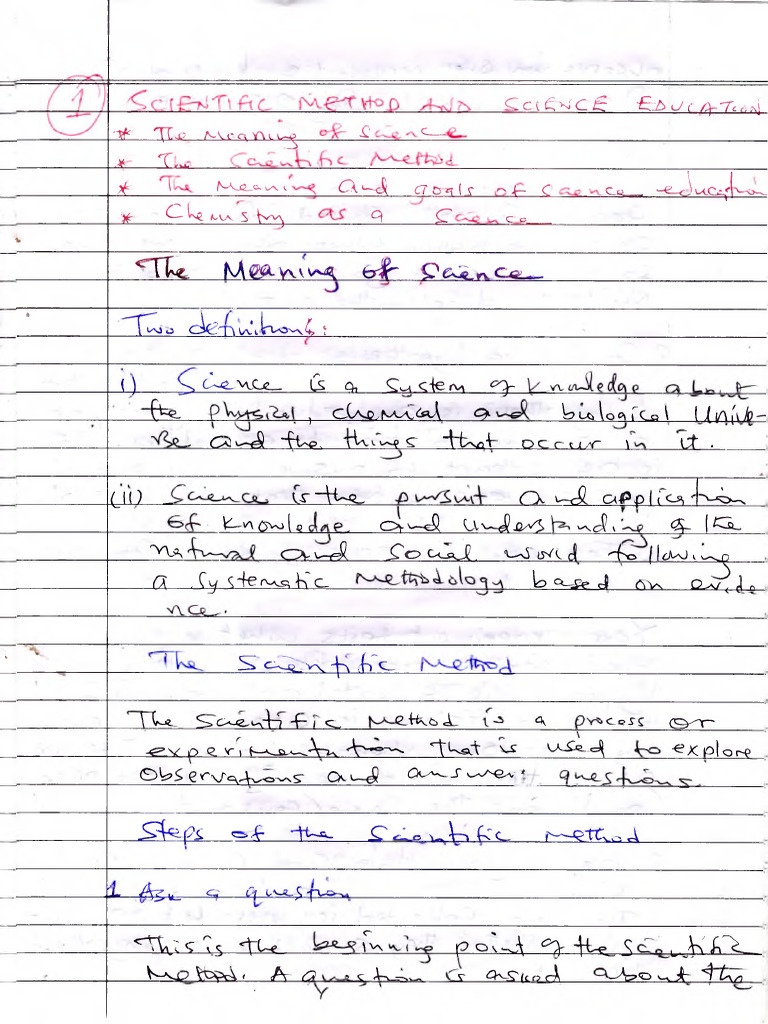 CIMS Chem Notes | PDF