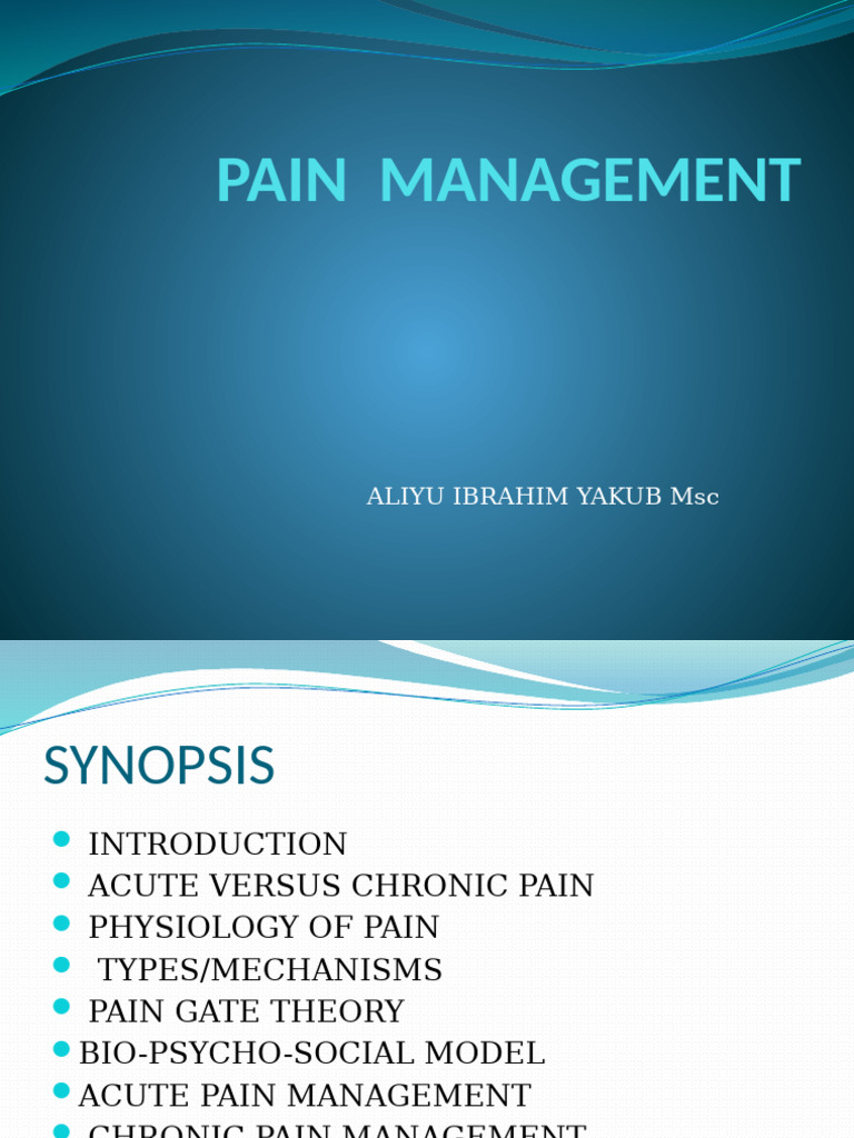 Pain Management | PDF