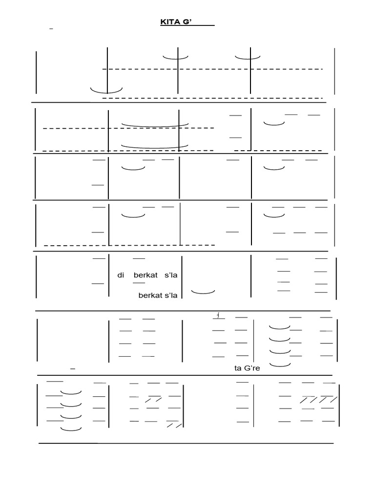 Lagu Kita G'reja | PDF