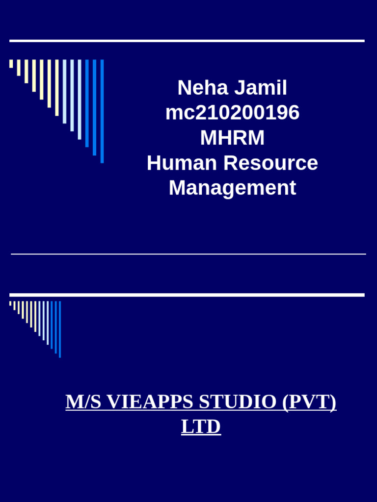 MHRM Presentation | PDF