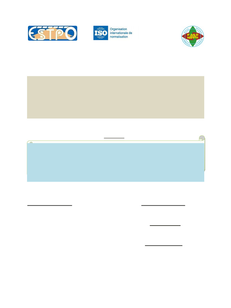 PFE Master II Page de Garde | PDF