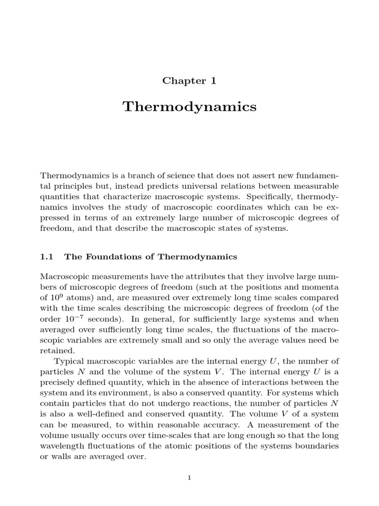 2020 Thermodynamics | PDF