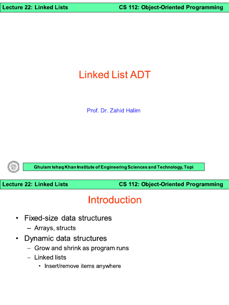 Linked List | PDF