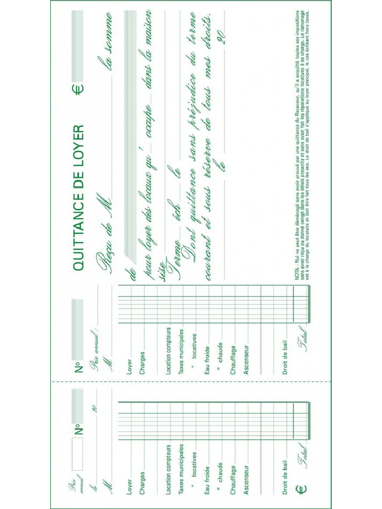 Example Quittance | PDF