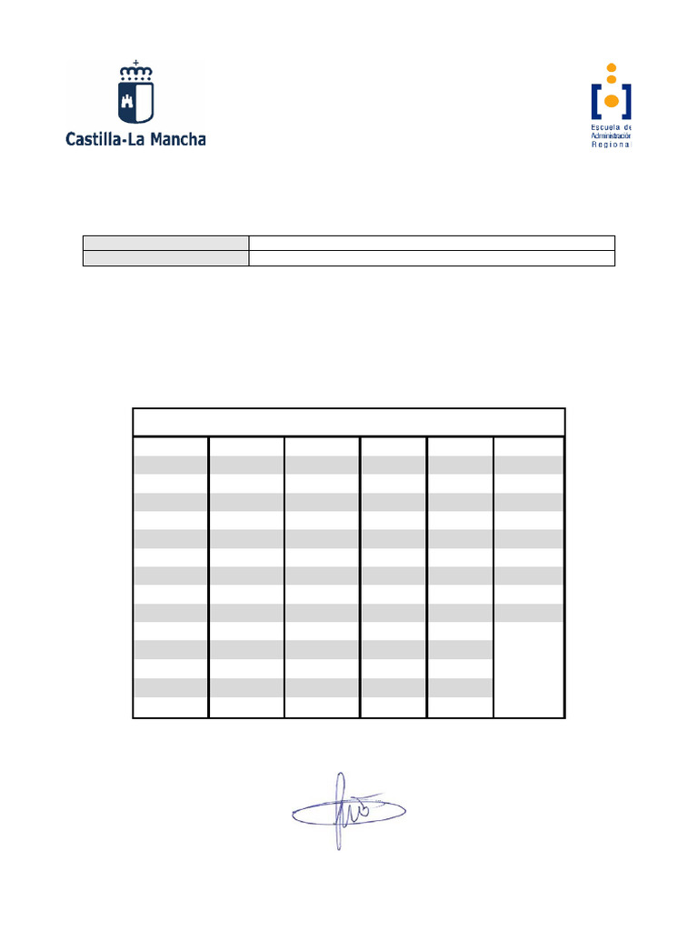 Plantilla Provisional Ate Libre | PDF