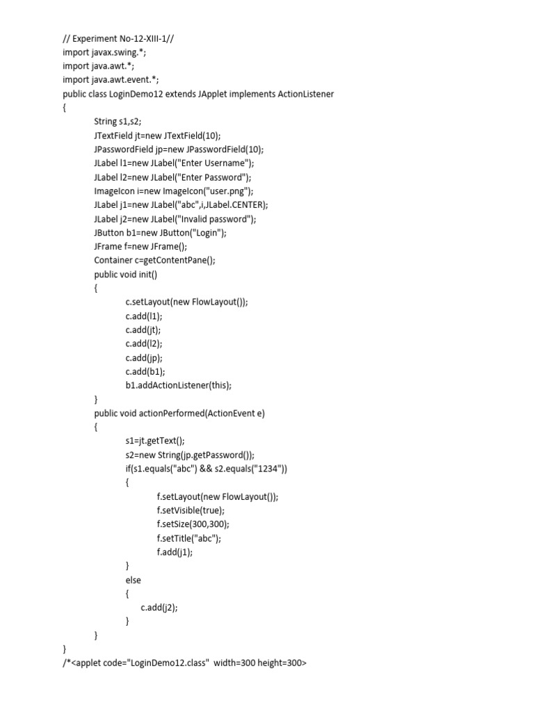 Experiment No-12 | PDF