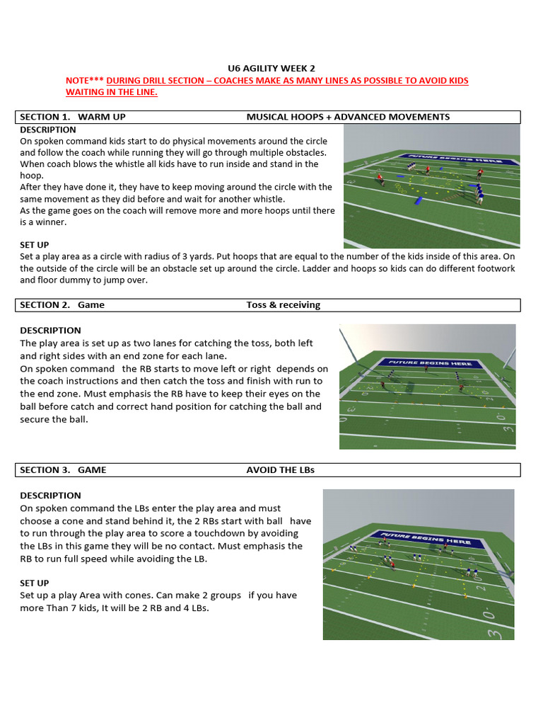 U6 Agility Week 2 | PDF