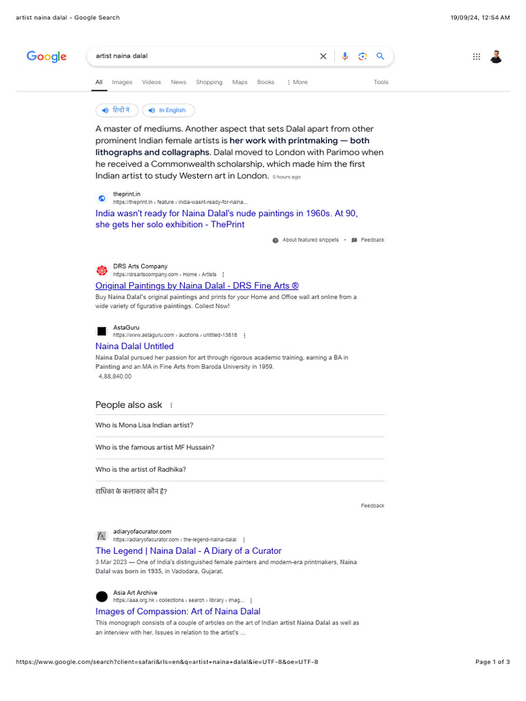 Artist Naina Dalal - Google Search | PDF