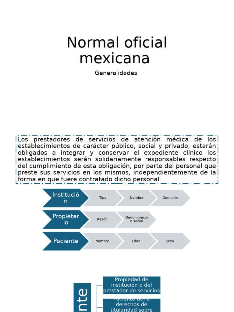 Normal Oficial Mexicana | PDF