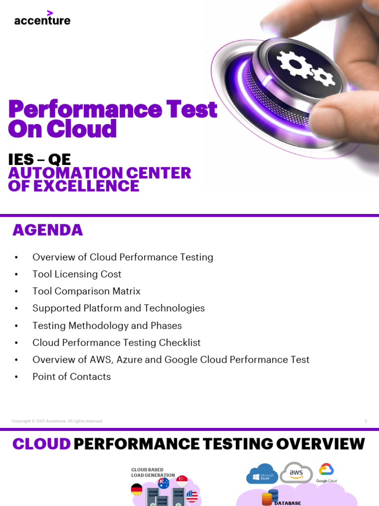 IES - QE Performance Test On Cloud | PDF
