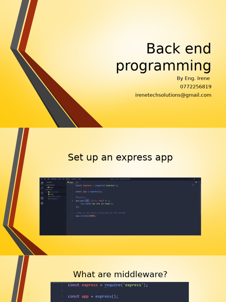 Back End Programming-1 | PDF Back End Programming-1 | PDF
