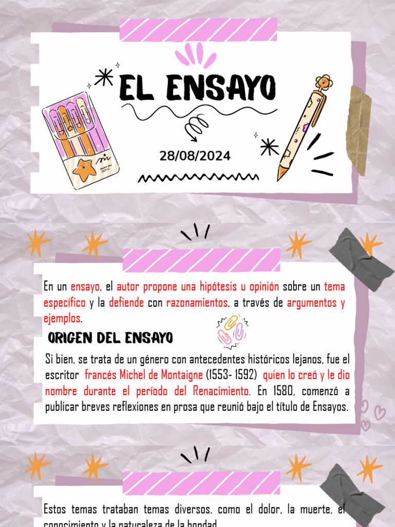 El Ensayo | PDF