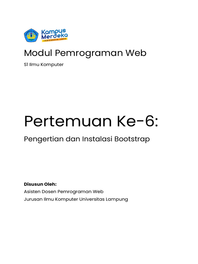 Modul Web pert-6 | PDF