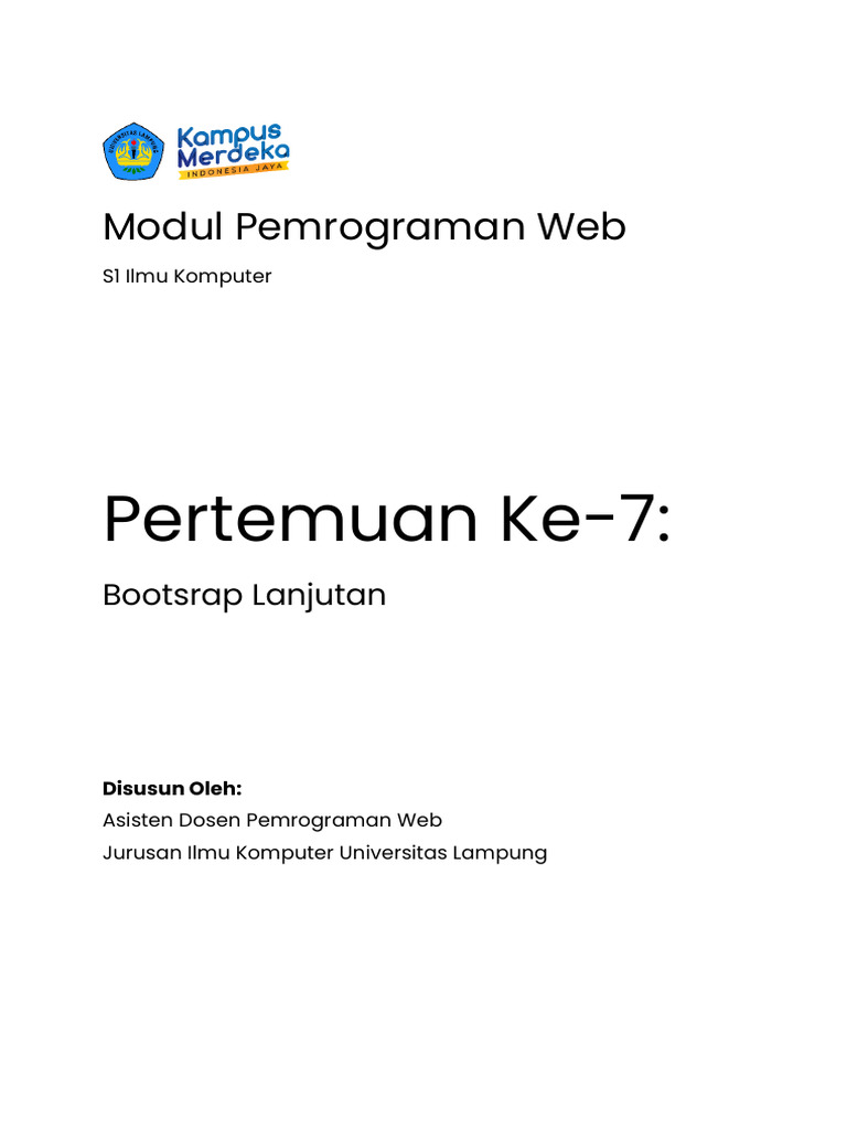 Modul Web Pert-7 | PDF