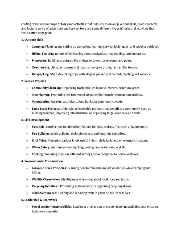 Importance of Scouting Part II | PDF | Wellness
