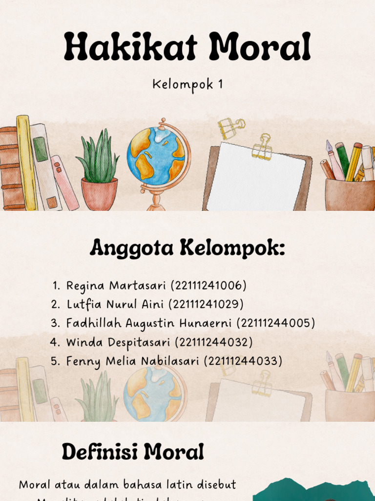 Kelompok 1_Moral | PDF