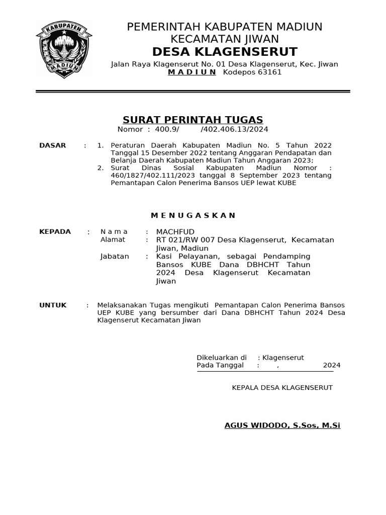 SPT Desa | PDF