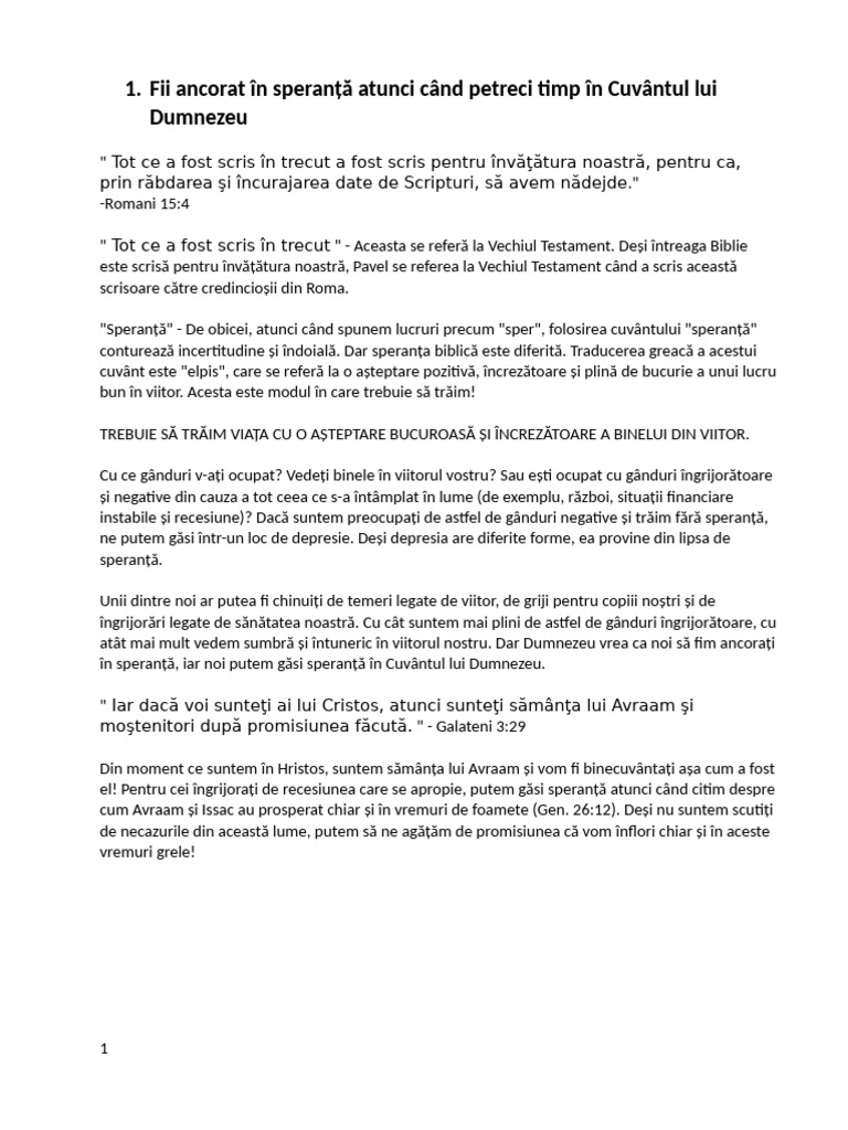 Isus in Cuvant | PDF