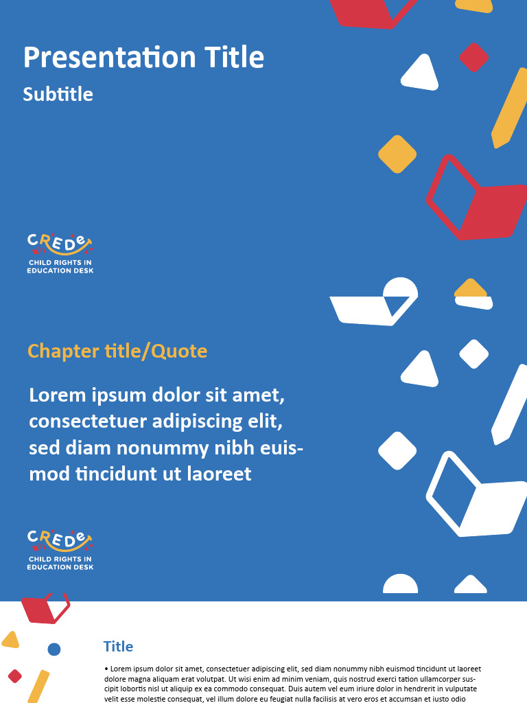 DepEd CREDe - PPT Template 1 | PDF